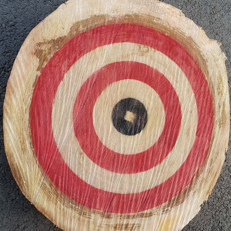 Painted premium poplar target